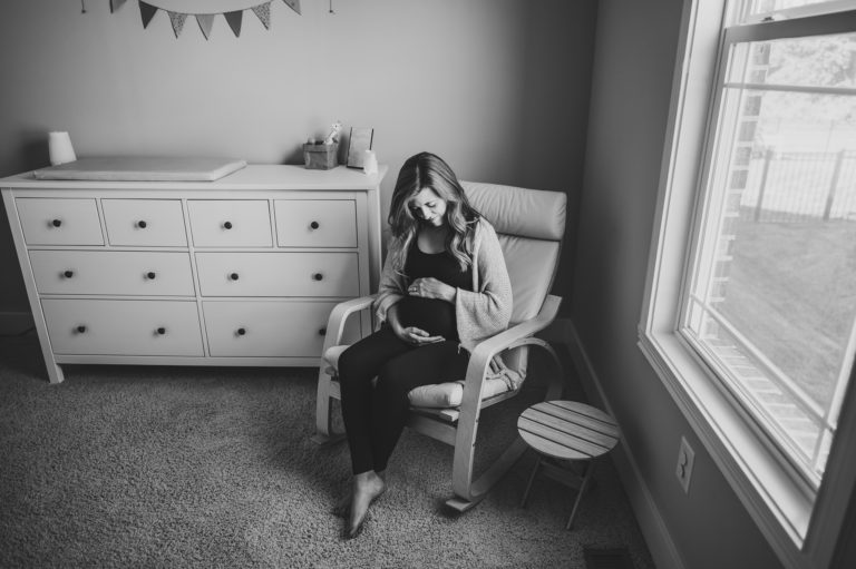 In-Home Maternity Photography Session | Indianapolis, IN